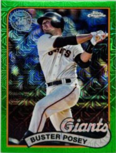 Buster Posey [Green] #T89C-11 Prices | 2024 Topps 1989 Chrome Silver ...