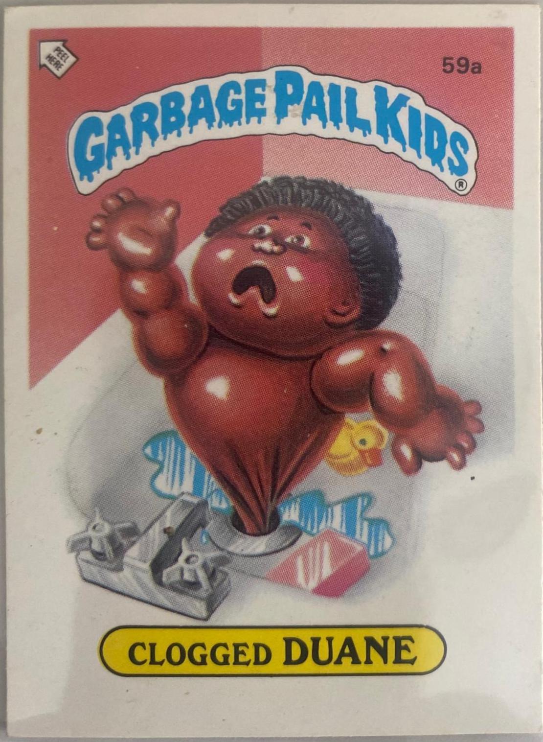 Clogged Duane #59A Prices | Garbage Pail Kids 1985 Mini | GPK Cards