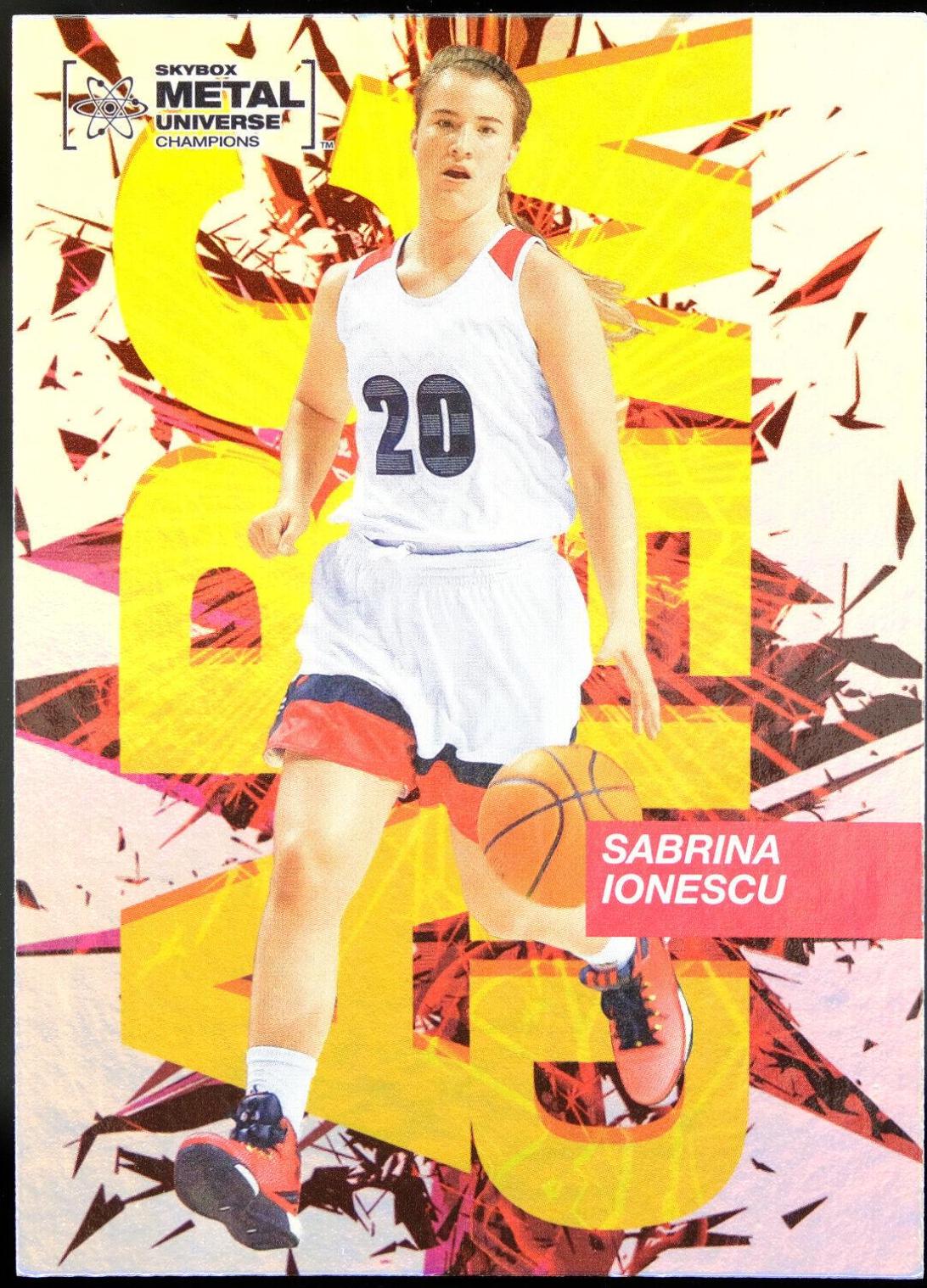 Sabrina Ionescu #AW-4 Prices | 2021 Skybox Metal Universe Champions Arc ...