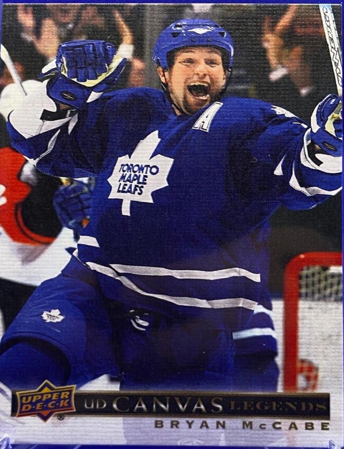 Bryan McCabe #C-10 Prices | 2020 SP Signature Edition Legends UD Canvas ...