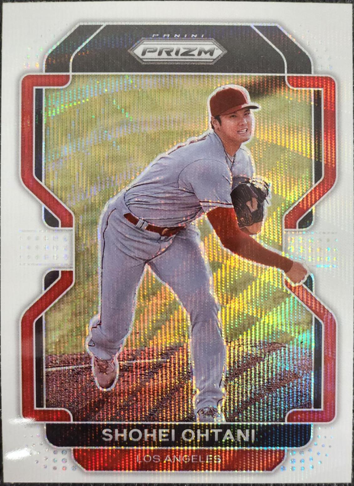 Shohei Ohtani [White Wave Prizm] #41 Prices | 2022 Panini Prizm ...