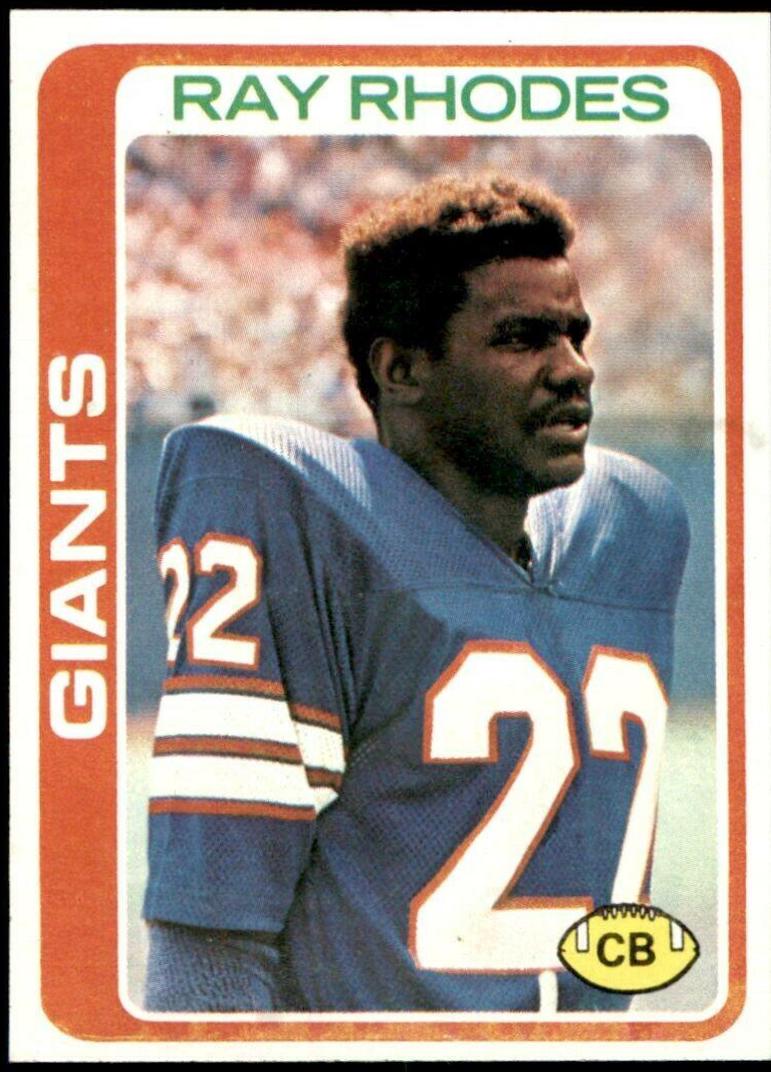 Ray Rhodes #188 Prices | 1978 Topps | Football Cards