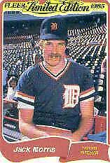 Jack Morris #21 Prices | 1985 Fleer Limited Edition | Baseball Cards