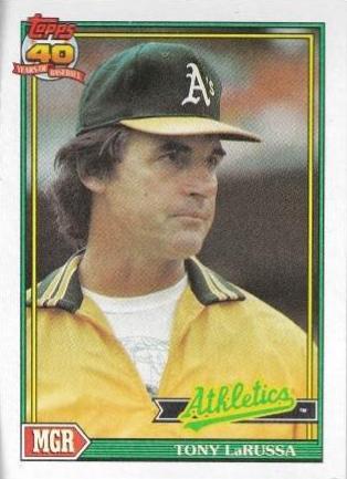 Tony LaRussa #171 Prices | 1991 Topps | Baseball Cards