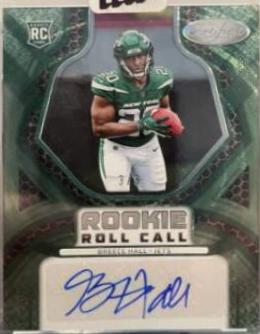 Breece Hall [Green Etch] #RCS-BH Prices | 2022 Panini Certified Rookie ...