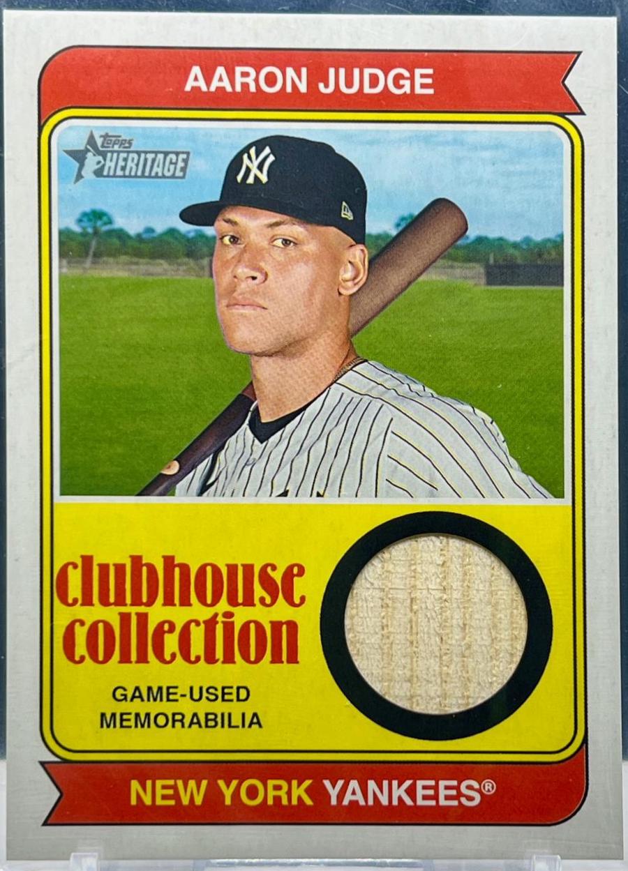 Aaron Judge #CCR-AJ Prices | 2023 Topps Heritage Clubhouse Collection ...