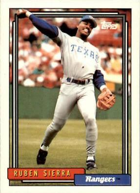 Ruben Sierra Baseball Card