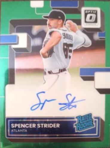Spencer Strider [Green Stars] #RRS-SS Prices | 2022 Panini Donruss ...