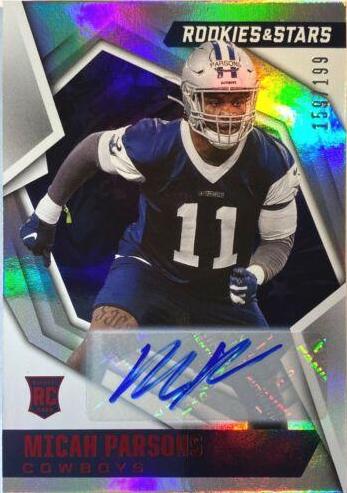 Micah Parsons [Signature] #178 Prices | 2021 Panini Rookies and Stars ...