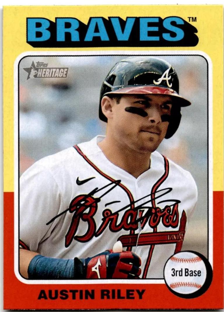 Austin Riley #431 Prices | 2024 Topps Heritage | Baseball Cards