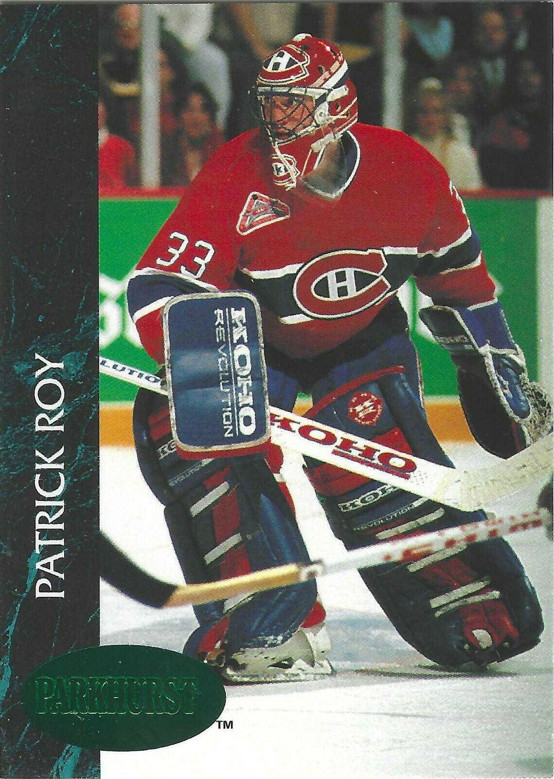 Patrick Roy [Emerald Ice] #84 Prices | 1992 Parkhurst | Hockey Cards