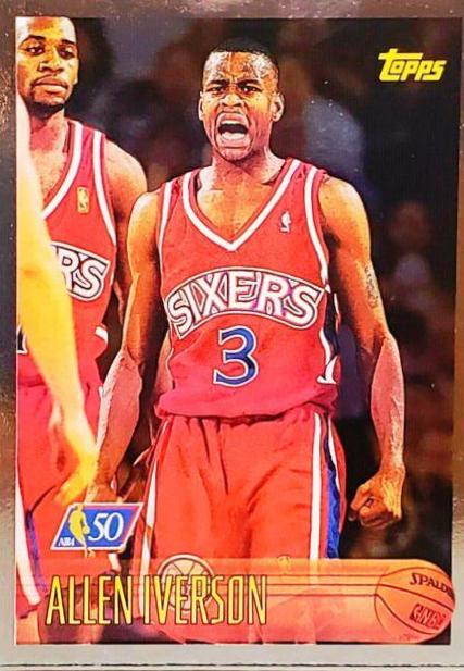 Allen Iverson [50th Anniversary] #171 Prices [Rookie] | 1996 Topps ...