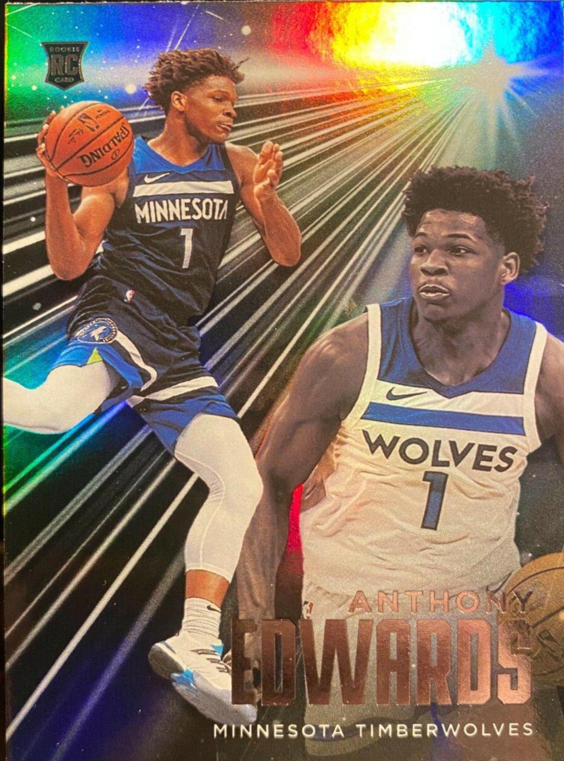 Anthony Edwards #203 Prices [Rookie] | 2020 Panini Chronicles ...