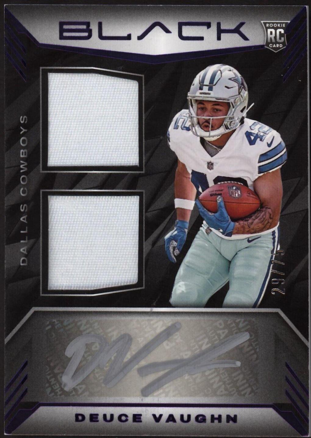 Deuce Vaughn [Royal] #RSM-40 Prices | 2023 Panini Black Rookie ...