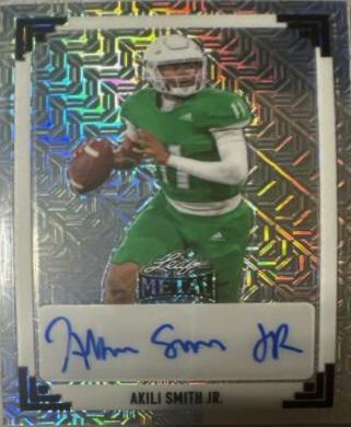 Akili Smith Jr. [Fire Prismatic] #91A-ASJ Prices | 2024 Leaf Metal 1991 ...