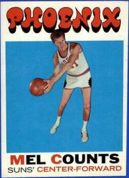 Mel Counts #127 Prices | 1971 Topps | Basketball Cards