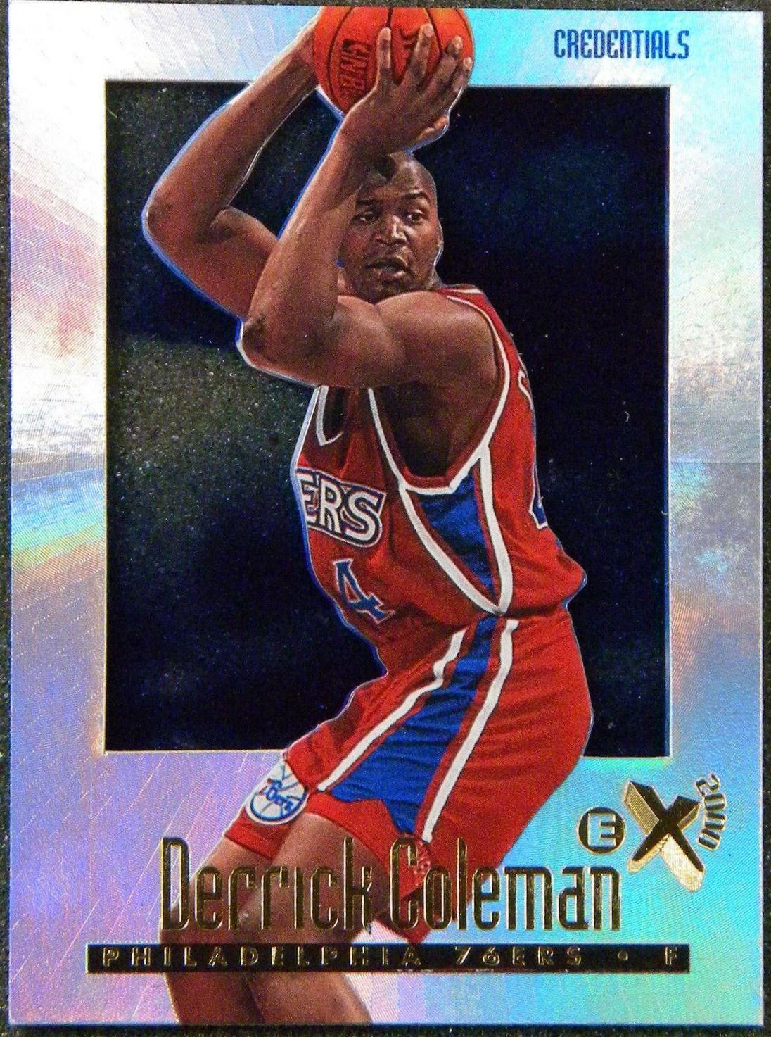Derrick Coleman [Credentials] #52 Prices | 1996 Skybox E-X2000 ...