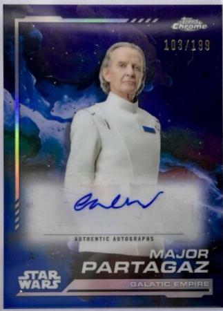 Anton Lesser as Major Partagaz [Skywalker Blue Refractor] #AU-LAW ...