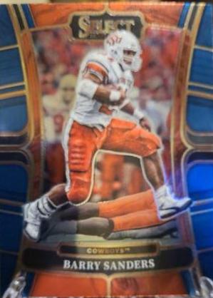 Barry Sanders [Blue] #79 Prices | 2023 Panini Select Draft Picks ...