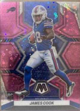 James Cook [No Huddle Pink] #285 Prices | 2022 Panini Mosaic | Football ...