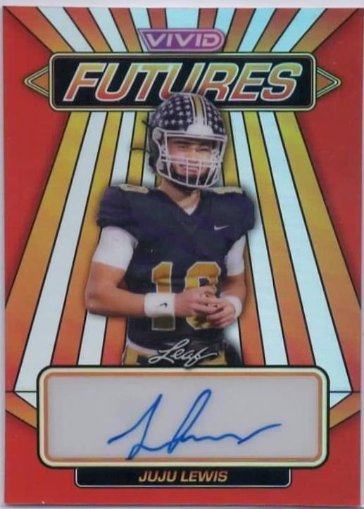 JuJu Lewis [Red Prismatic] #VF-JL1 Prices | 2024 Leaf Vivid Futures ...