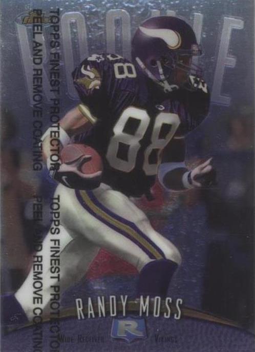 Randy Moss #135 Prices [Rookie] | 1998 Topps Finest | Football Cards