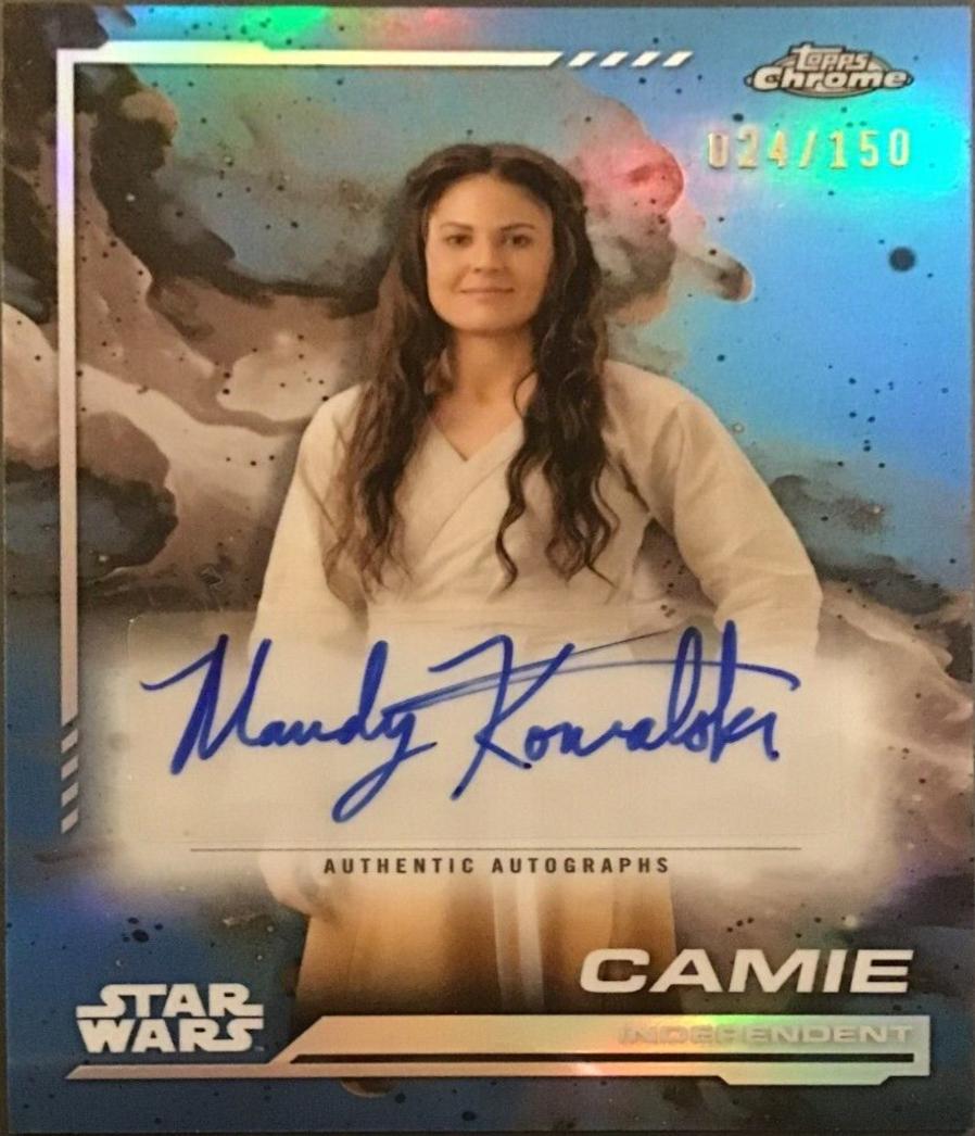 Mandy Kowalski as Camie [Skywalker Blue Refractor] #AU-MK Prices | Star ...