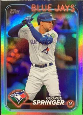 George Springer [Rainbow Foil] #72 Prices | 2024 Topps | Baseball Cards