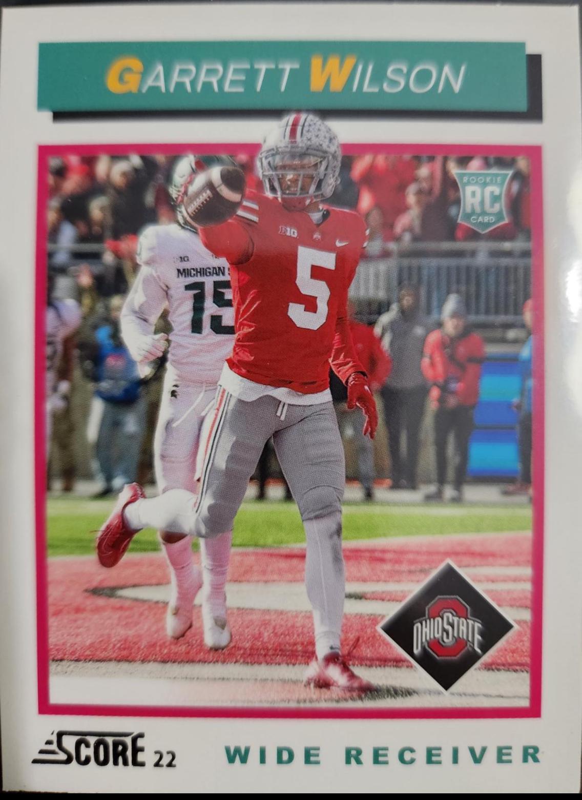 Garrett Wilson #TB8 Prices [Rookie] | 2022 Panini Score 1992 Throwback ...