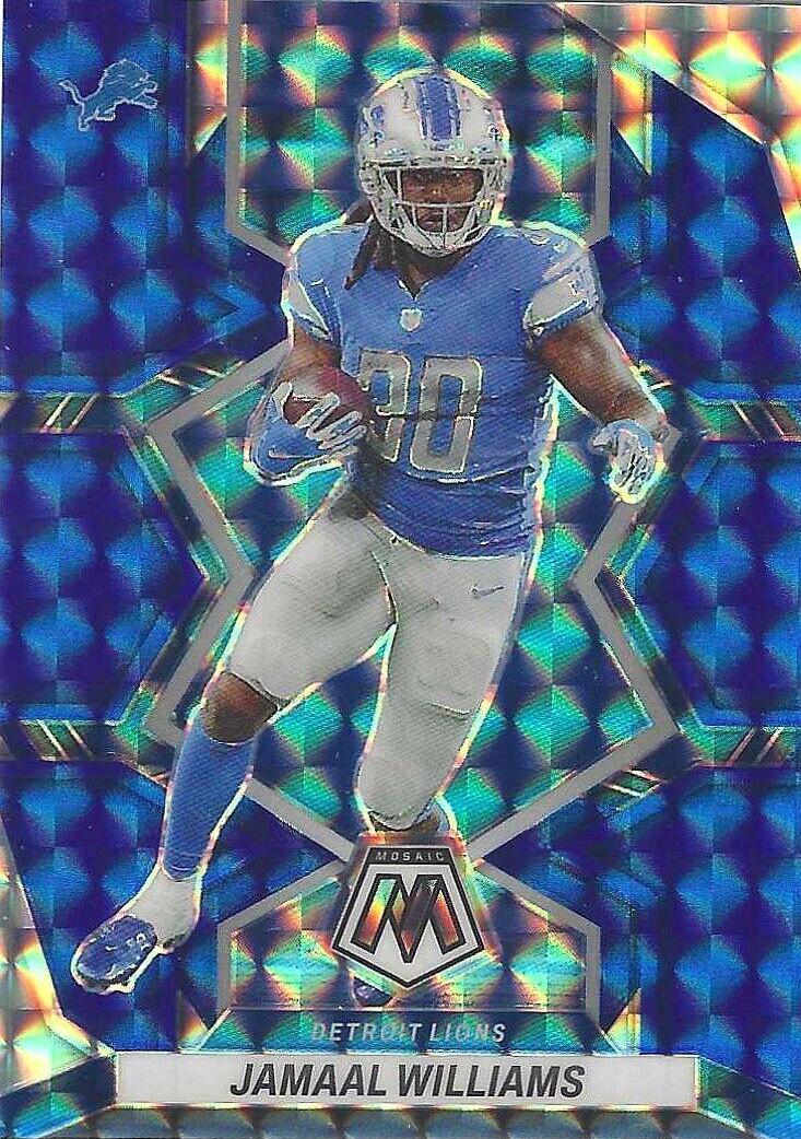 Jamaal Williams [Blue] #66 Prices | 2022 Panini Mosaic | Football Cards