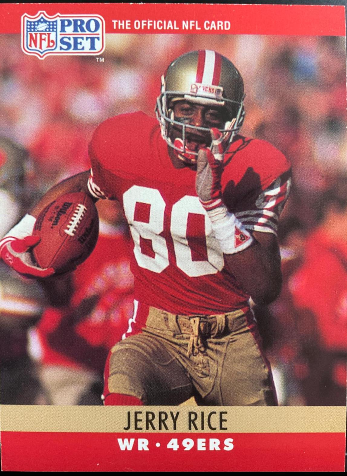 Jerry Rice #295 Prices | 1990 Pro Set | Football Cards