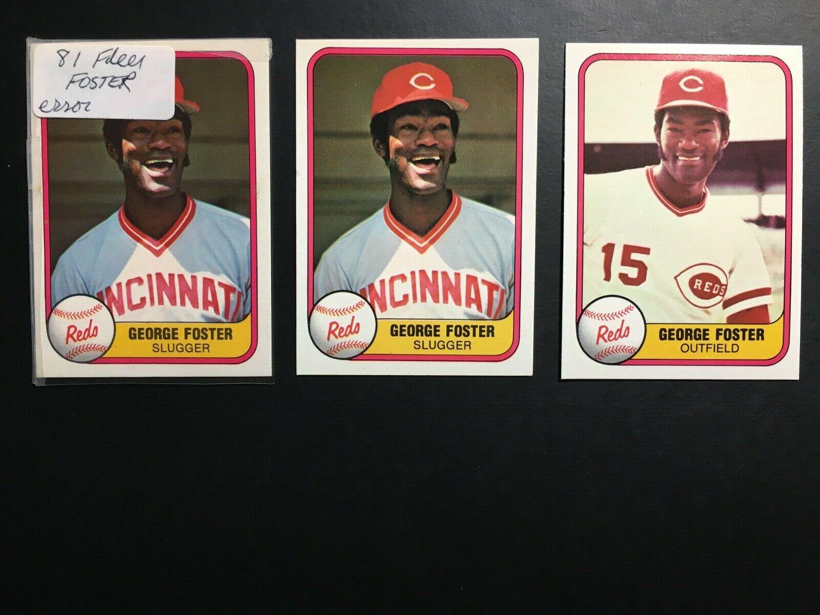 George Foster #202 Prices | 1981 Fleer | Baseball Cards