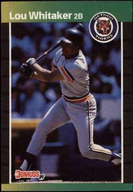 Lou Whitaker #298 Prices | 1989 Donruss | Baseball Cards