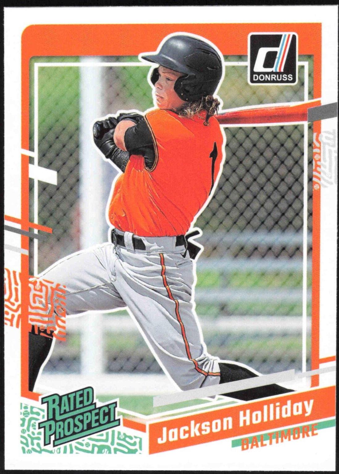 Jackson Holliday #76 Prices | 2023 Panini Donruss | Baseball Cards