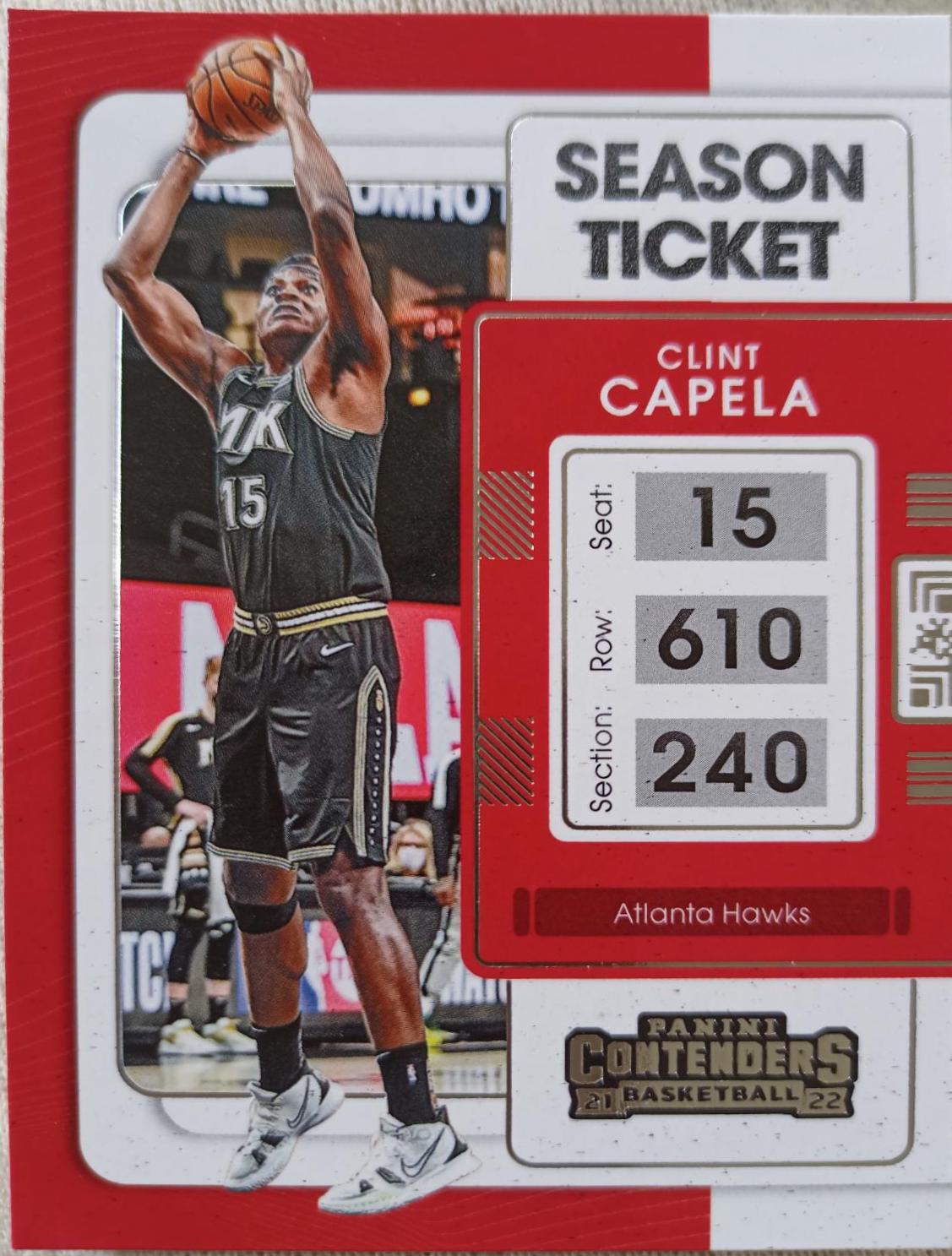 Clint Capela #24 Prices | 2021 Panini Contenders | Basketball Cards
