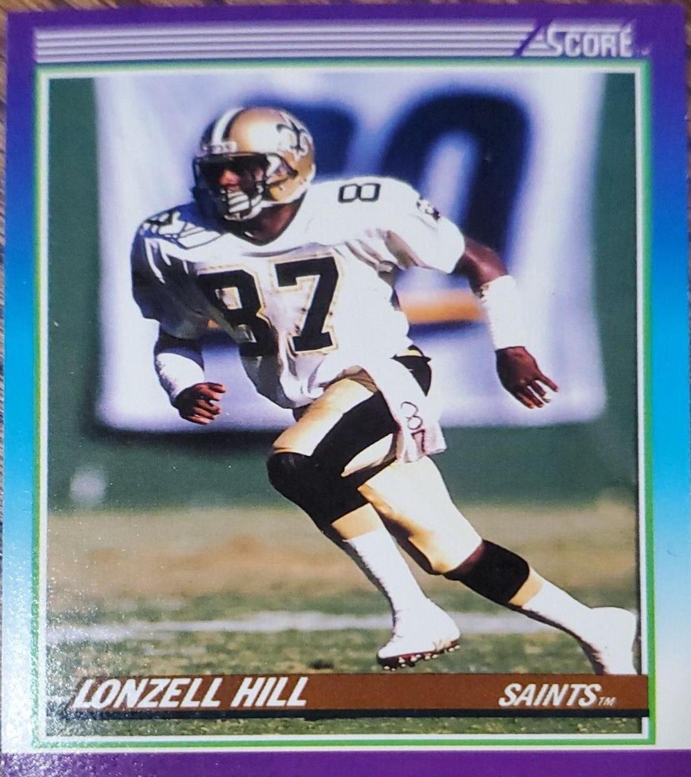 Lonzell Hill #187 Prices | 1990 Panini Score | Football Cards