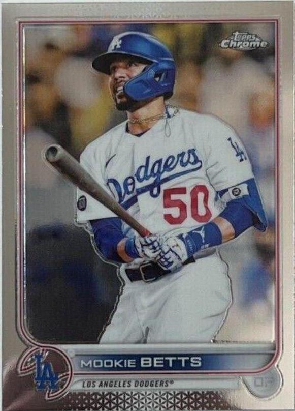 Mookie Betts #100 Prices | 2022 Topps Chrome | Baseball Cards