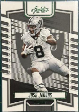 Josh Jacobs [Green] #52 Prices | 2023 Panini Absolute | Football Cards