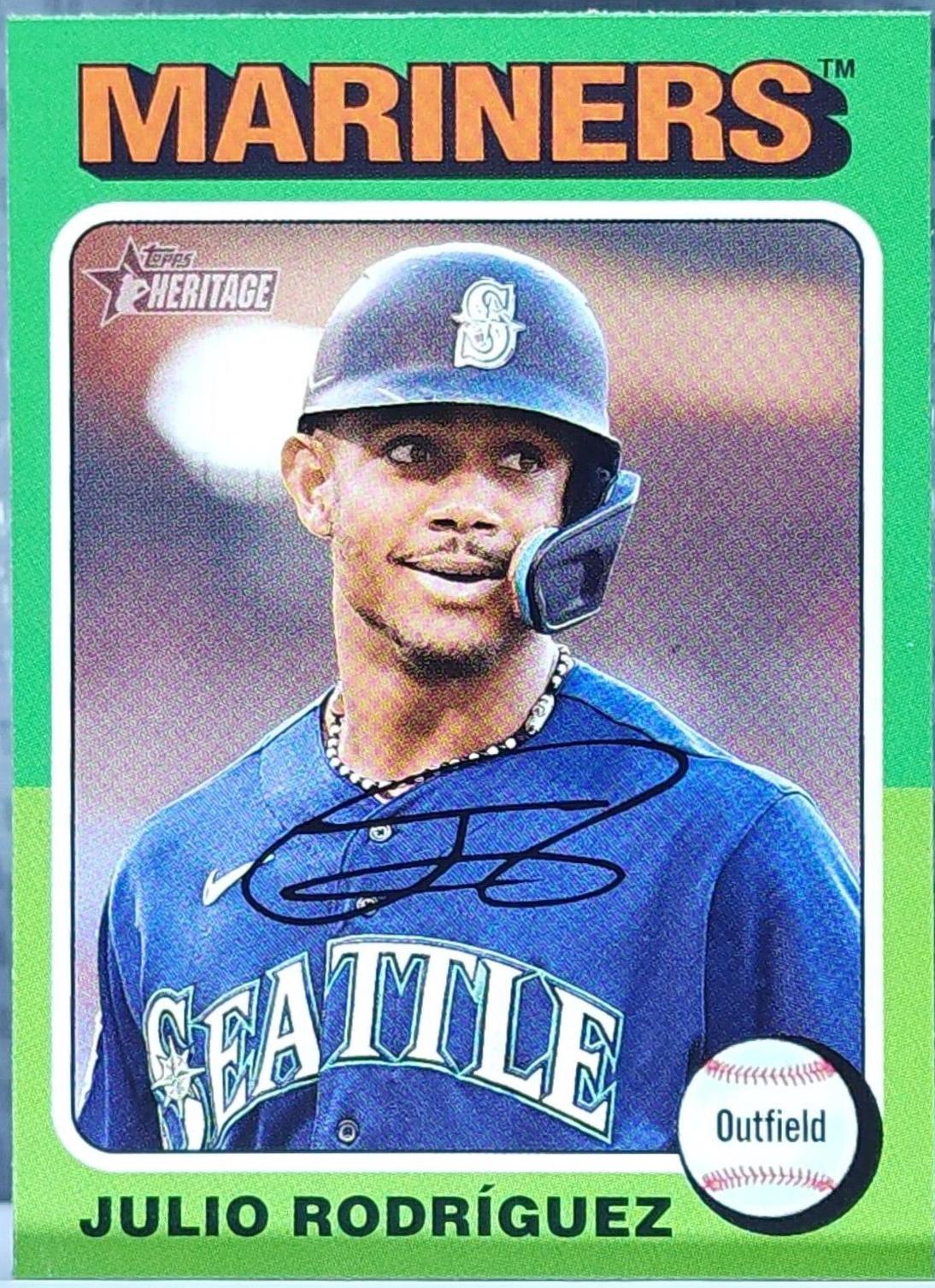 Julio Rodriguez #286 Prices | 2024 Topps Heritage | Baseball Cards