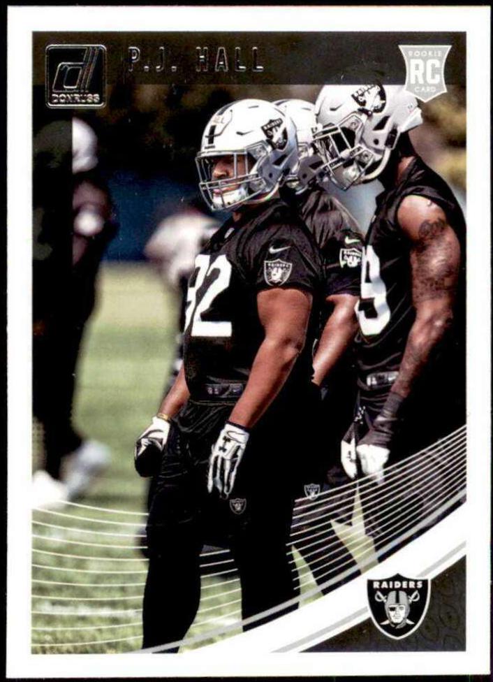 P.J. Hall #375 Prices | 2018 Donruss | Football Cards