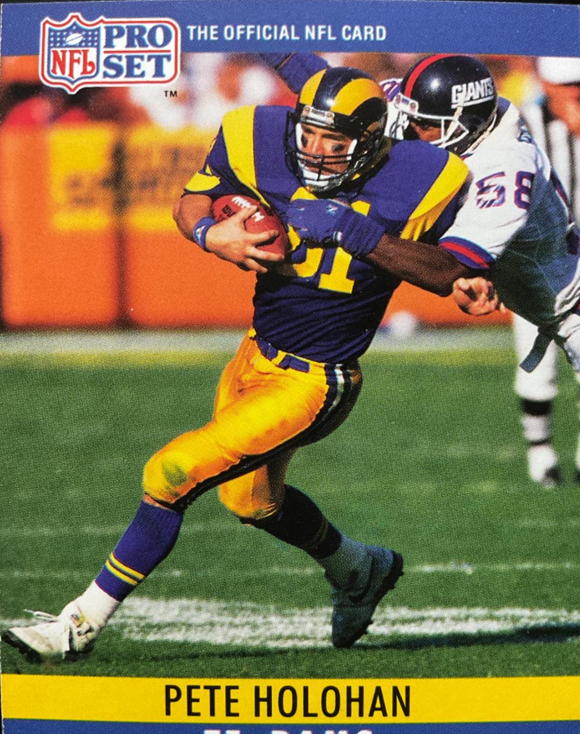 Pete Holohan #168 Prices | 1990 Pro Set | Football Cards