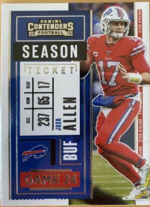 Josh Allen #90 Prices | 2020 Panini Contenders | Football Cards