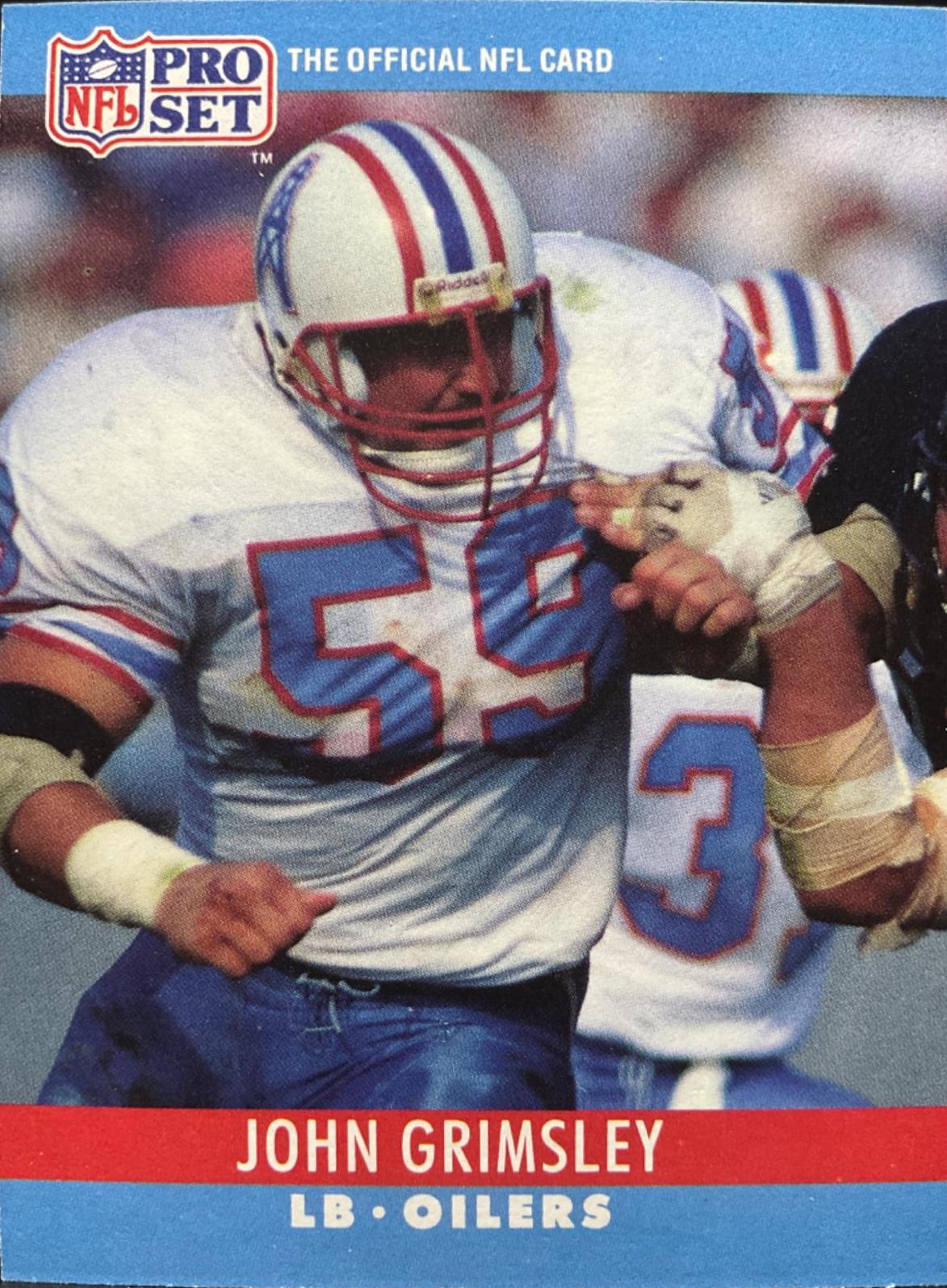 John Grimsley #120 Prices | 1990 Pro Set | Football Cards