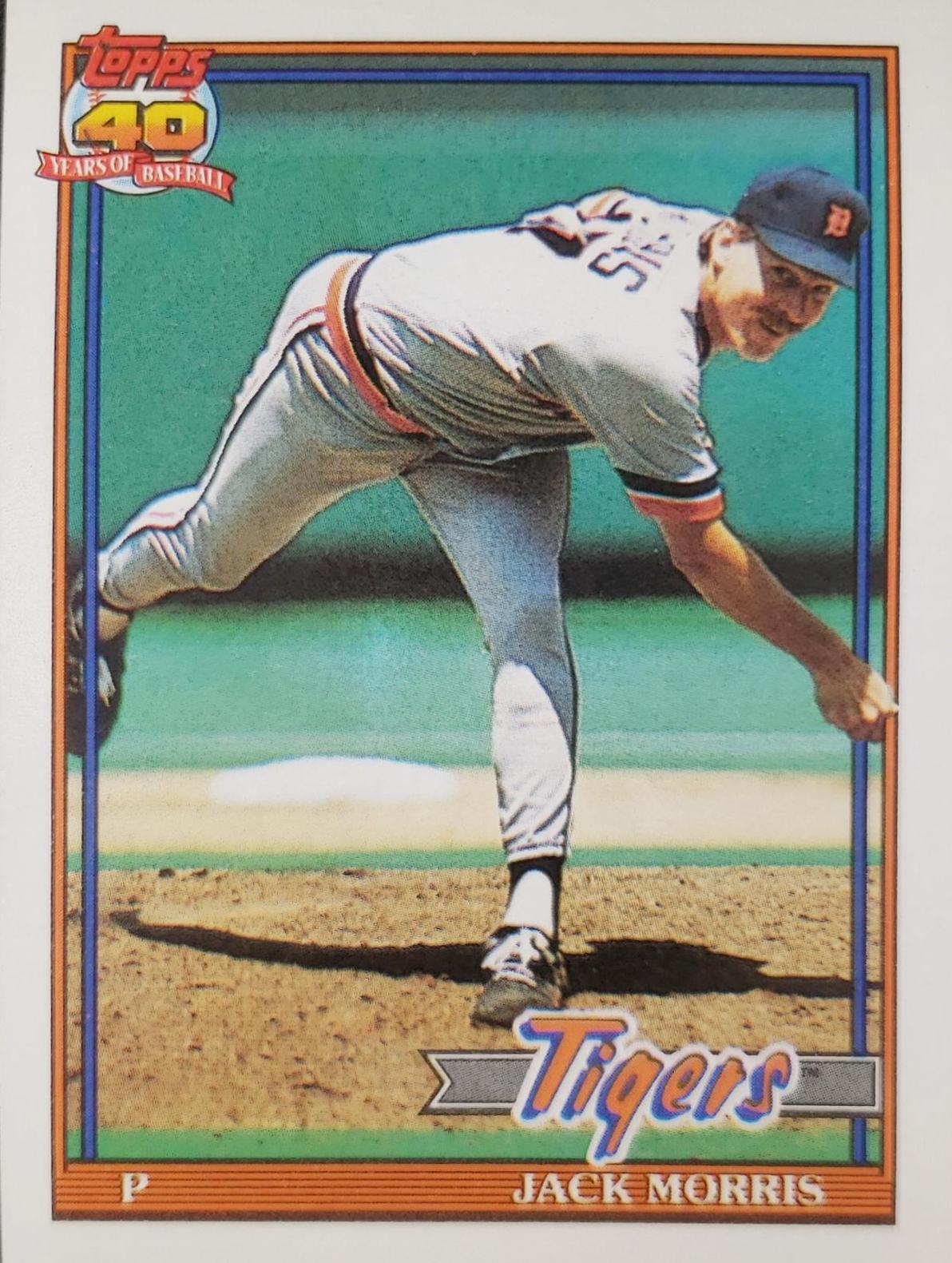 Jack Morris #75 Prices | 1991 Topps | Baseball Cards