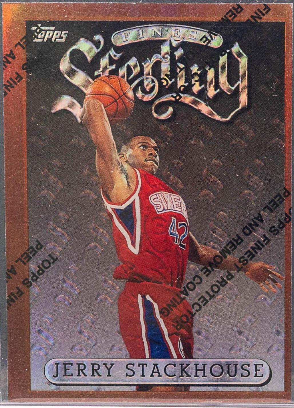 Jerry Stackhouse [Refractor w Coating] #265 Prices | 1996 Finest ...