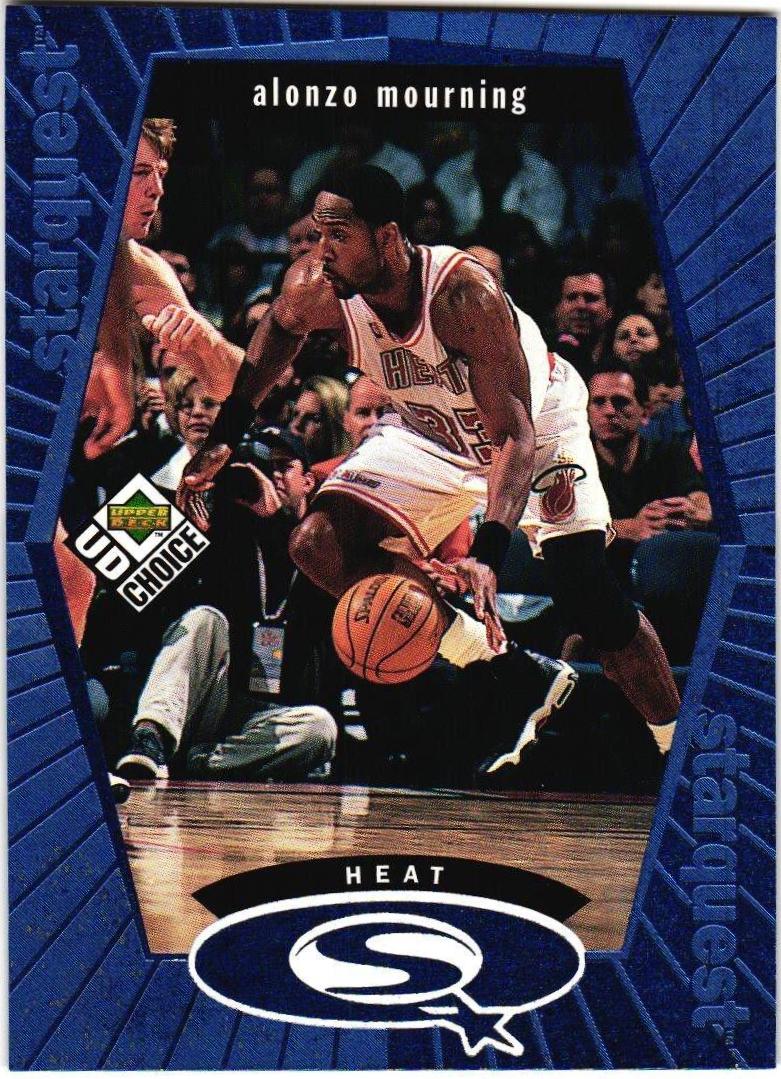 Alonzo Mourning [Blue] #SQ14 Prices | 1998 UD Choice Starquest ...