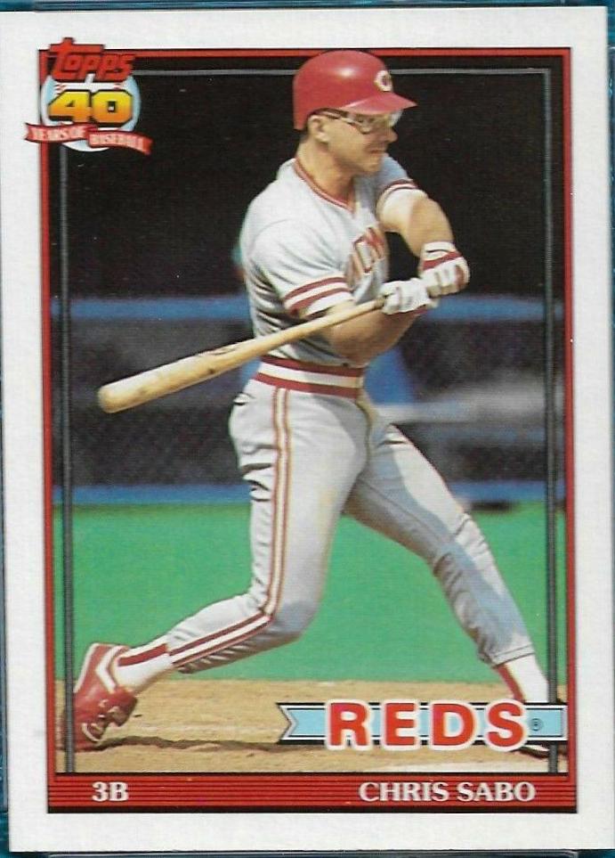 Chris Sabo #45 Prices | 1991 Topps | Baseball Cards