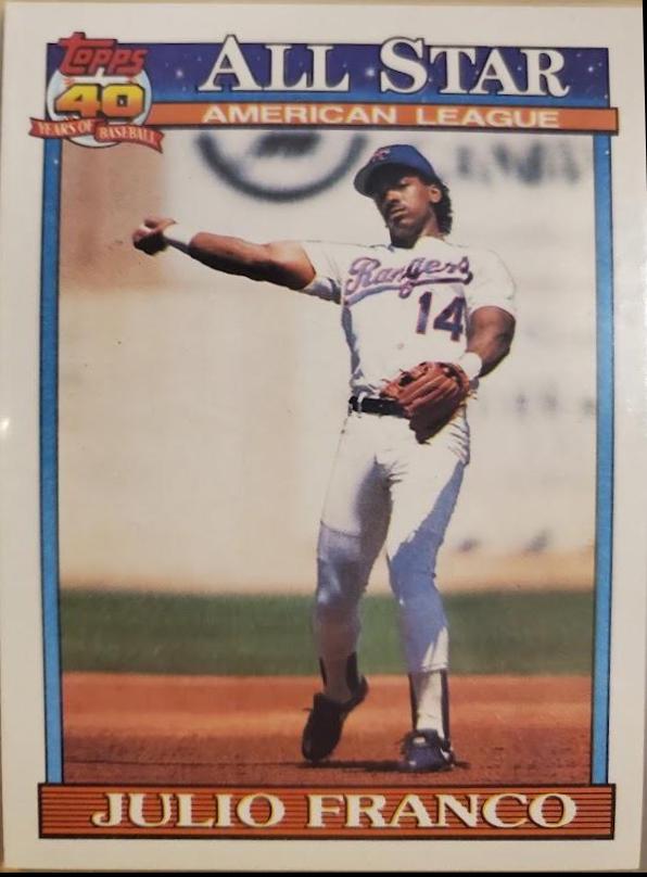 Julio Franco #387 Prices | 1991 Topps | Baseball Cards