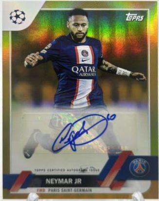 Neymar Jr [Gold] #A-N Prices | 2022 Topps UEFA Club Competitions ...