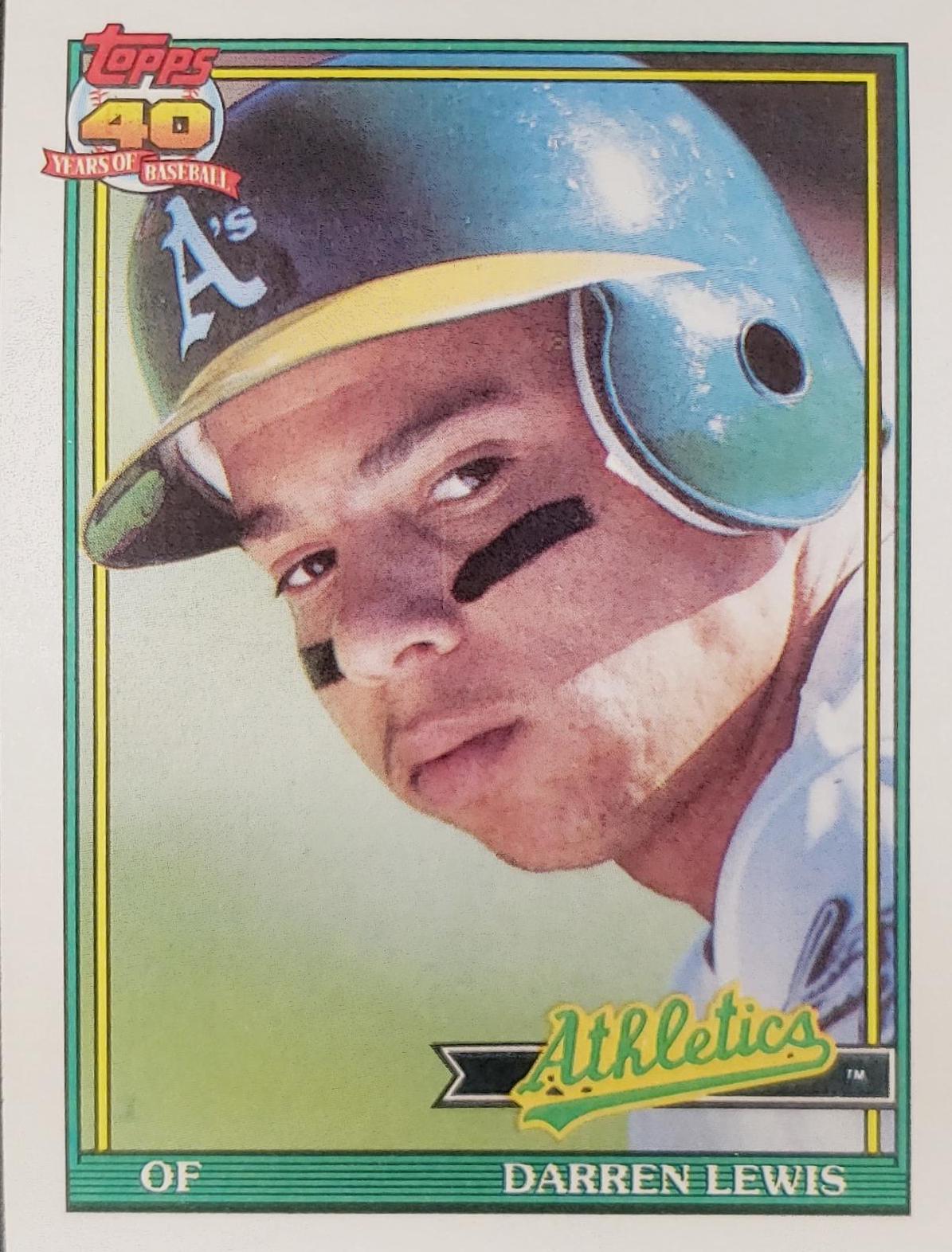 Darren Lewis #239 Prices | 1991 Topps | Baseball Cards